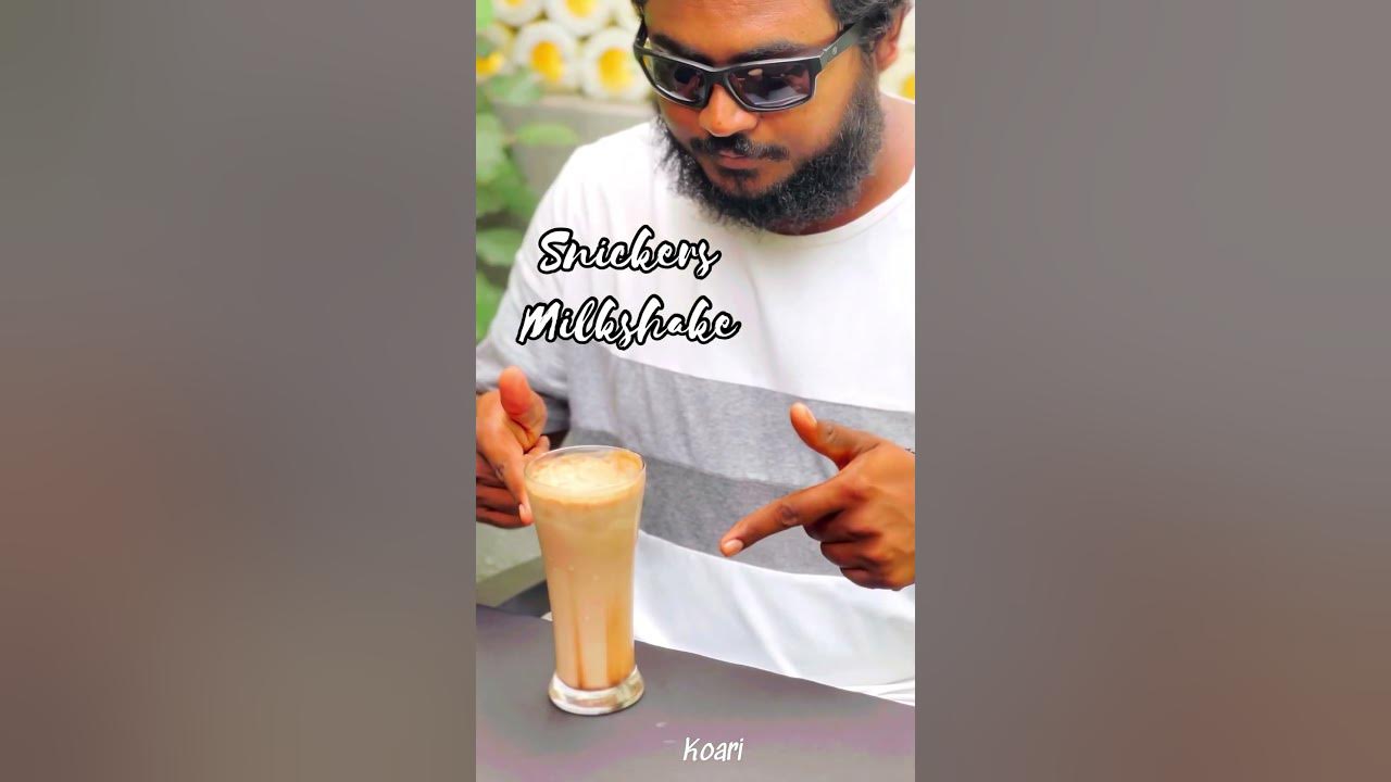 Snickers milkshake transition video (2) koari - YouTube