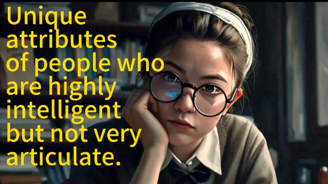 People who are highly intelligent but not very articulate have these ...