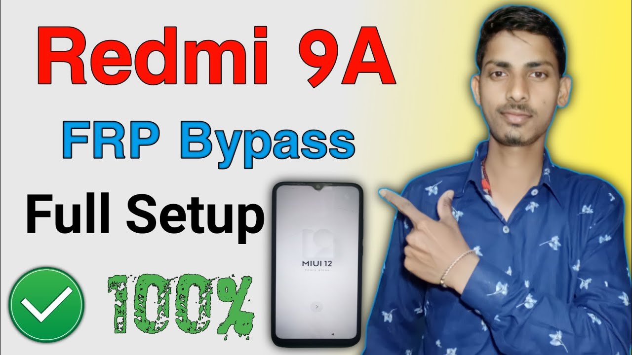 Redmi 9A Frp Bypass 2022 || Mi 9a google account bypass || Mi 9a frp ...