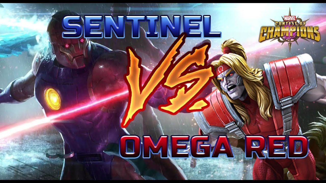 Sentinel 4 star r4 vs Omega Red Marvel Contest of champions mcoc mbch ...