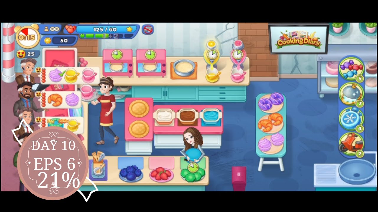 Cake Shop - Day 10 Ep 6 - 21% Cooking Diary - YouTube