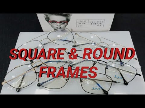#chasme #frames #spectacle #goggles METAL FRAME SQUARE AND ROUND SHAPE ...