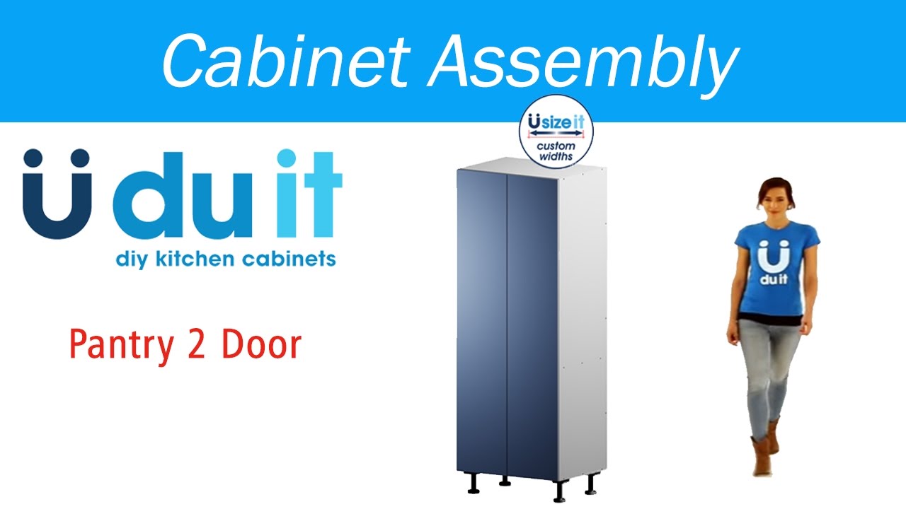UDUIT DIY Kitchens - Assembly Instructions - Pantry 2 Door - YouTube