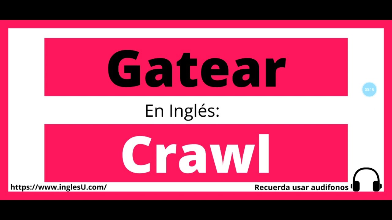 Cómo se dice gatear en inglés - gatear en ingles - YouTube