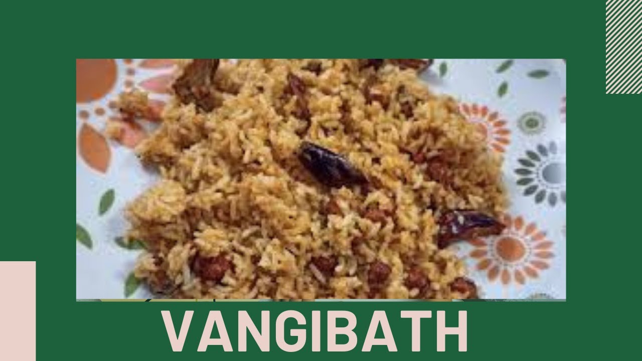 #vangibath #vangi bath karnataka style recipe - YouTube