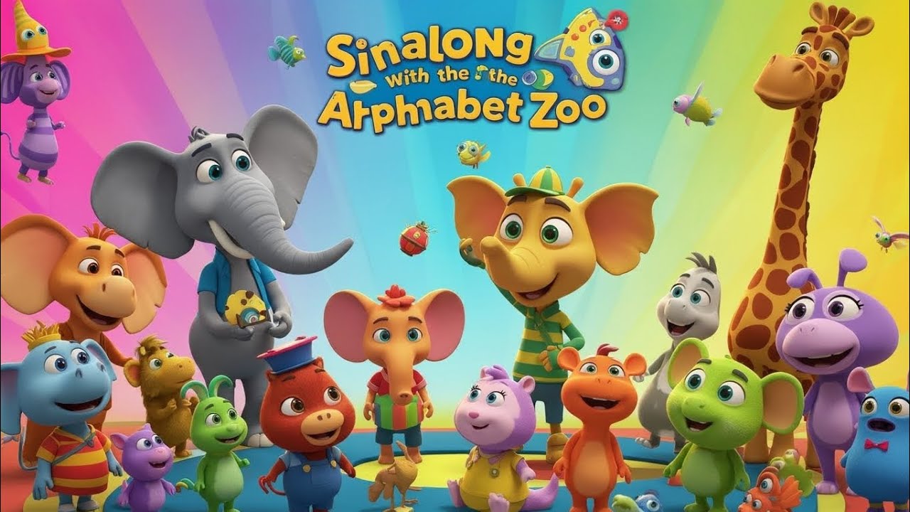 Sing Along to the Alphabet Zoo! Learn the ABCs with Cute Animals - YouTube