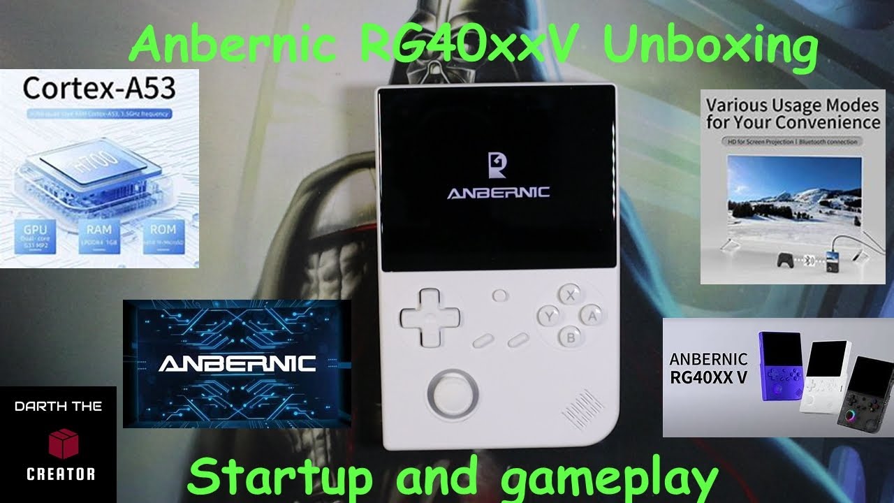 Anbernic RG40xxV Unboxing and game play #anbernic #handheld #rg40xxV # ...