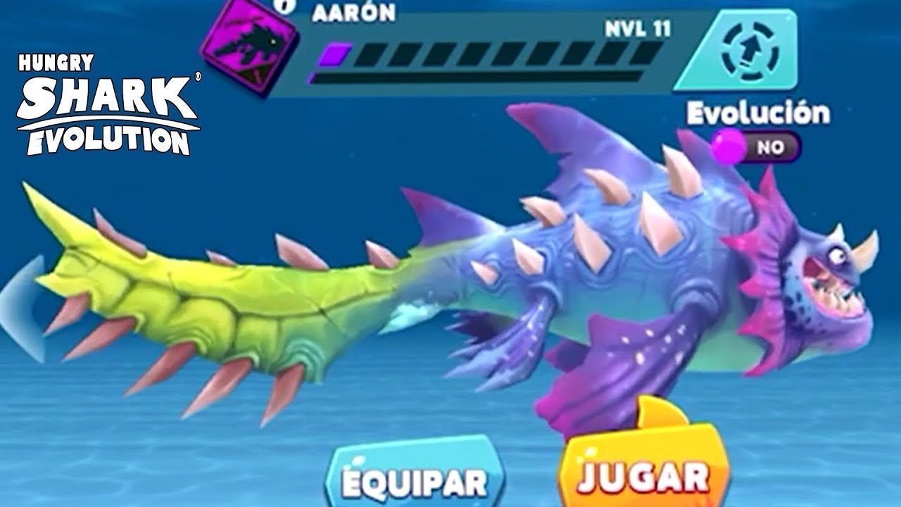 Hungry Shark Evolution NEW EVOLUTION OF ALAN, DESTROYER OF WORLDS AARON ...