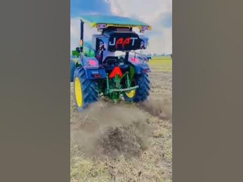 nishu deswal John Deere raja king khatik stunt tractor - YouTube