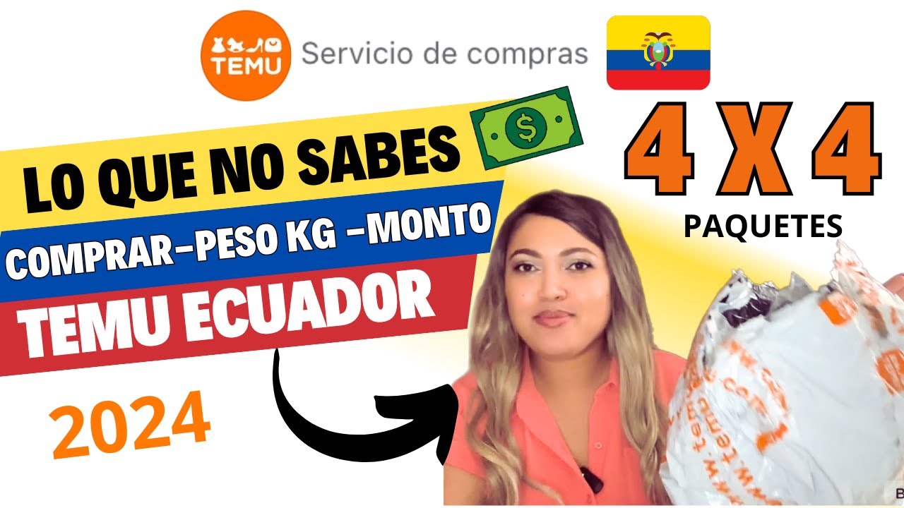 Temu Ecuador ENVIO GRATIS CON compra MINIMA- PESO al enviar hasta tu ...