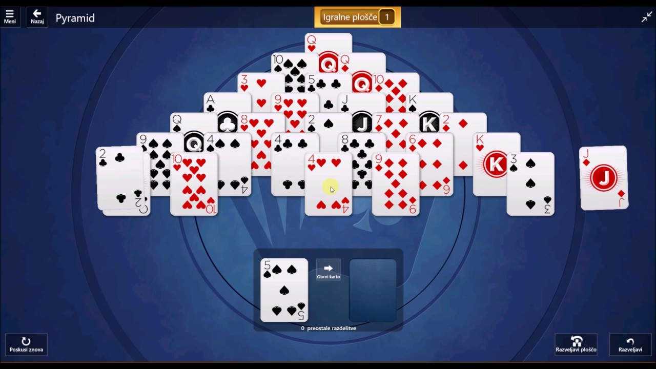 Microsoft Solitaire Collection - Pyramid January 18 2017 - YouTube