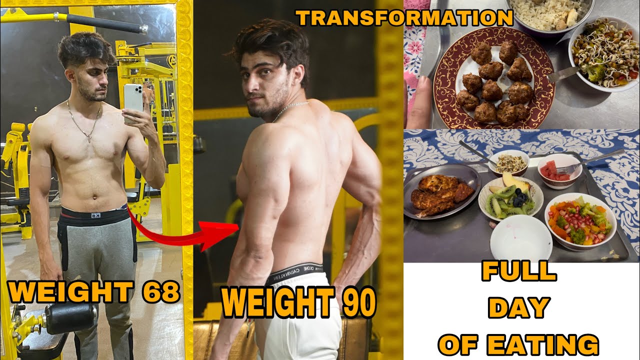 FULL DAY OF EATING/ HOW TO GAIN WEIGHT? / TRANSFORMATION SERIES/ANAS ...