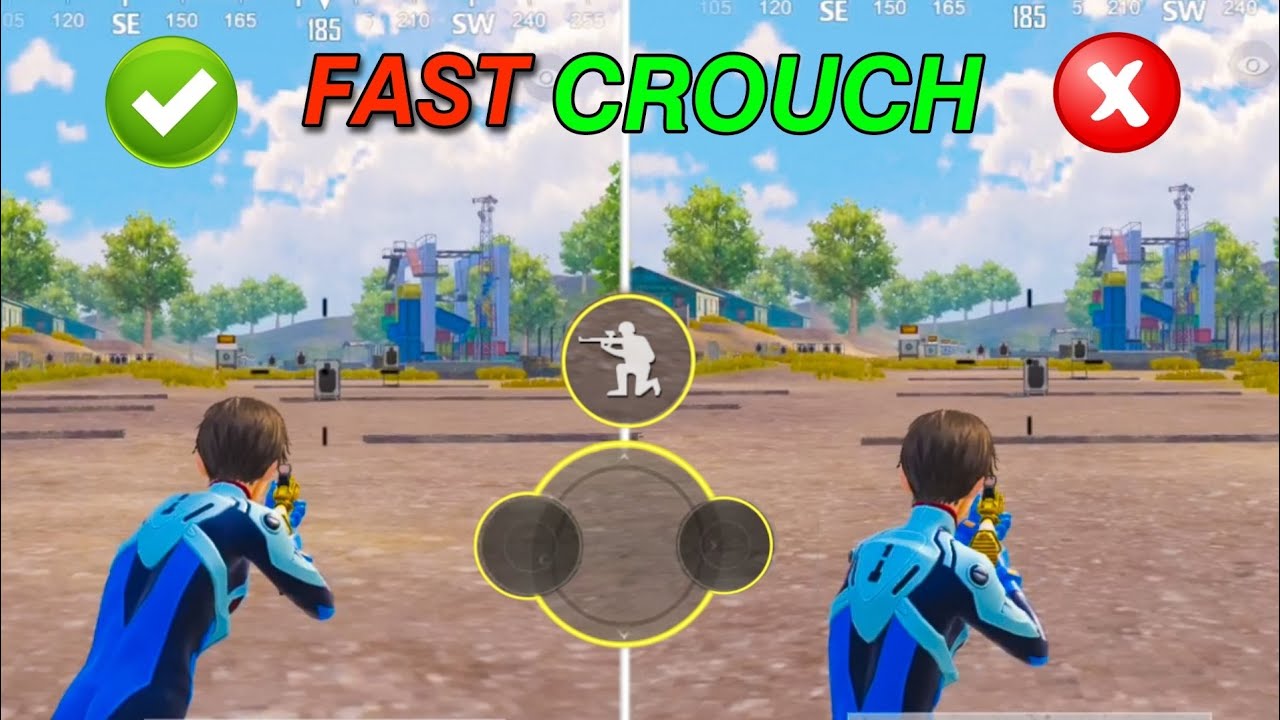 PUBG MOBILE / BGMI HOW TO DO CROUCH FAST PRO TIPS AND TRICKS 🔥 - YouTube