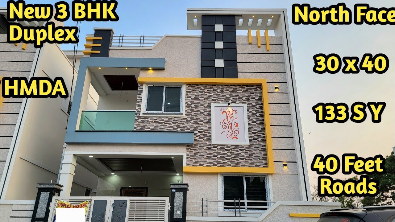 1.28 Cr| 133 SY| 30x40 North Face| New Duplex House for sale in ...