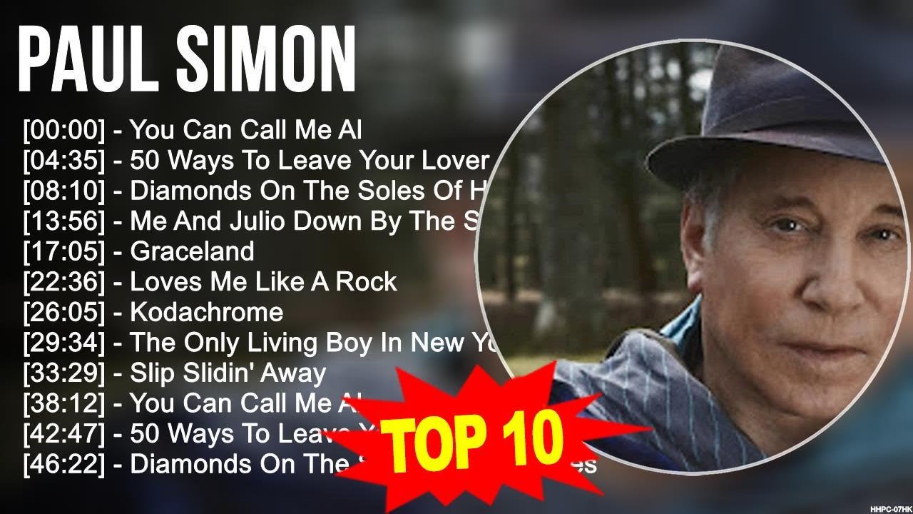 P a u l S i m o n Greatest Hits ~ Top 100 Artists To Listen in 2022 ...
