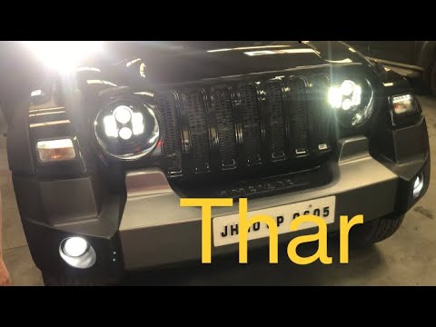 New Mahindra Thar 2023 || Full Modified With Neon Light || Mahindra ...