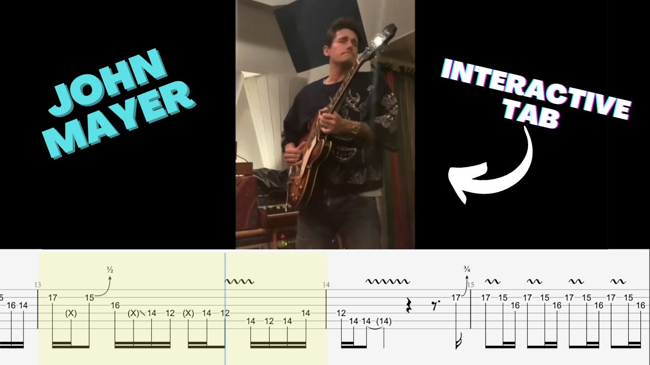 Making “I Guess I Just Feel Like” - John Mayer Interactive Guitar Tab ...