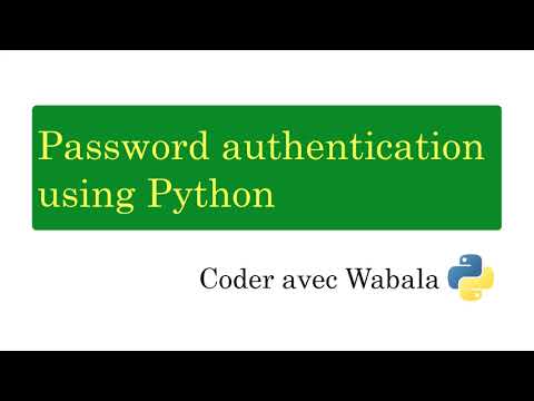 Password authentication #python #coding #programming #learnpython # ...