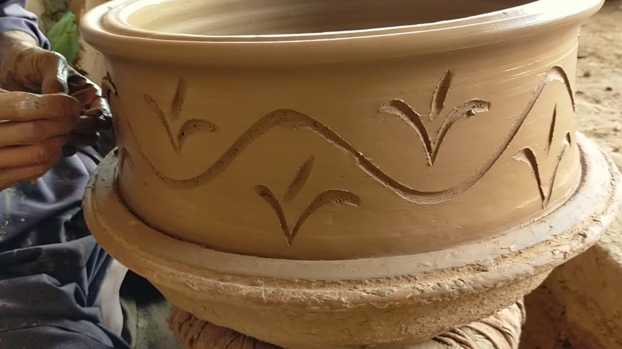How to make pottery by hand / hand mad - YouTube