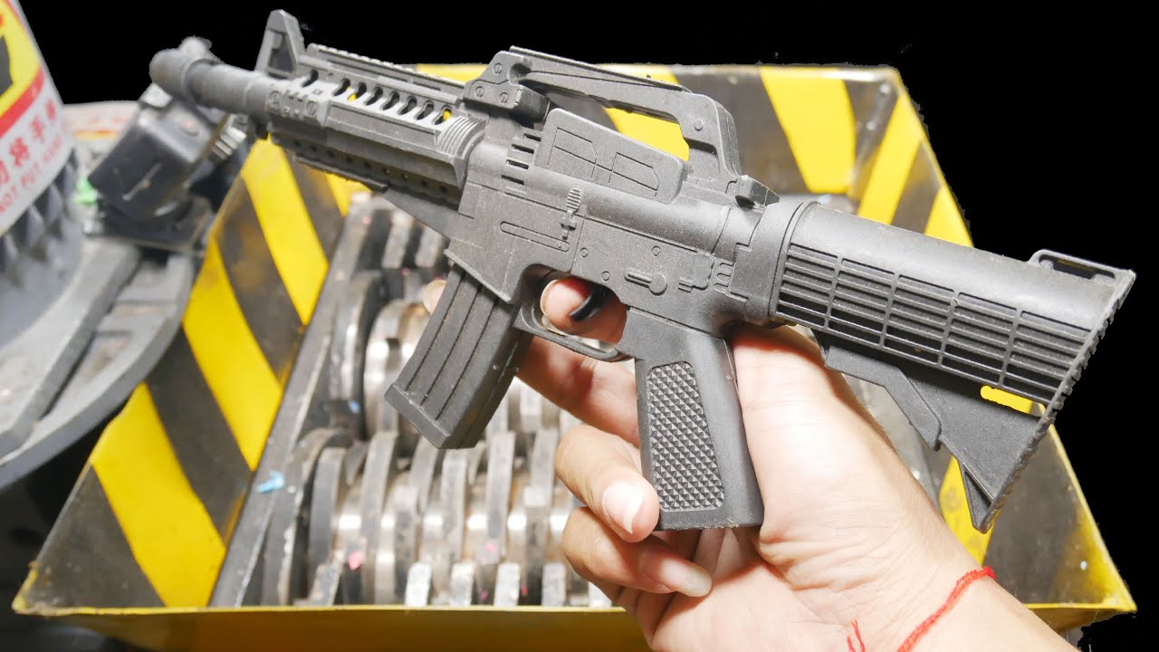 🔴Experiment : Shredder Machine vs AK Gun - Amazing Crush Soft thing ...