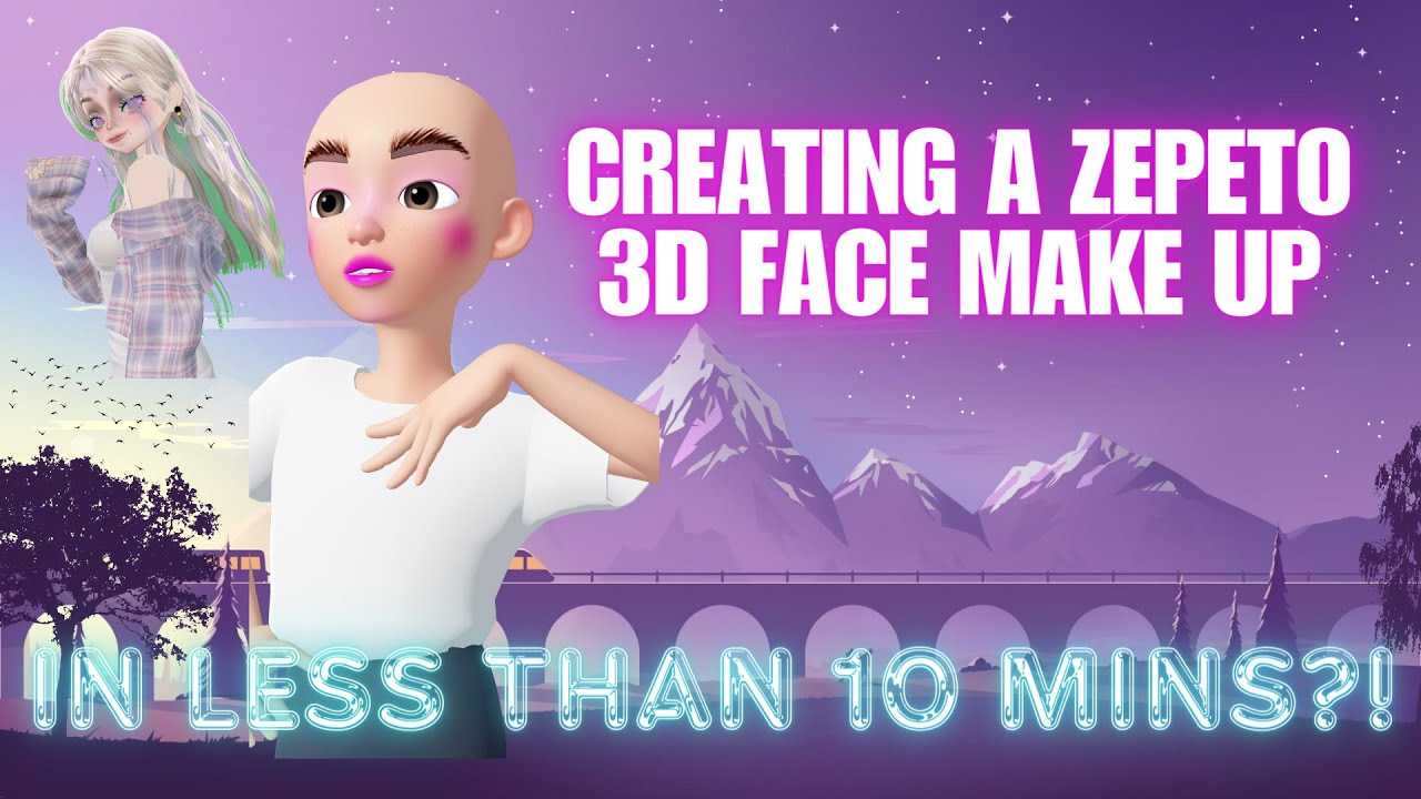 🎨DIY 3D ZEPETO Face Painting/Makeup Tutorial 🌈| Easy Steps for Beginners! - YouTube