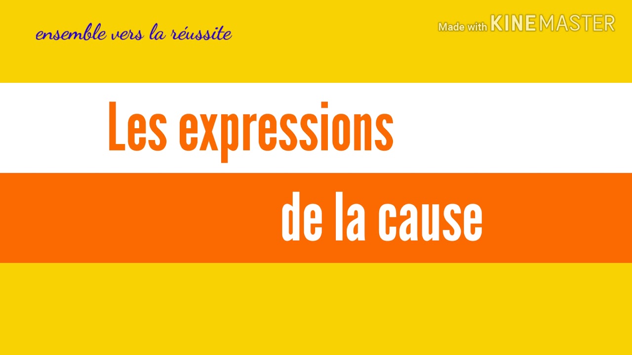 Les expressions de la cause:Comment exprimer la cause - YouTube