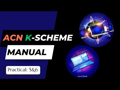 Advance Computer Network (ACN) Practical No: 5 & 6 answers || MSBTE K scheme - YouTube