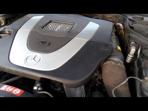 Mercedes E350 W211 3.5 v6 M272 DAMAGE ENGINE - YouTube