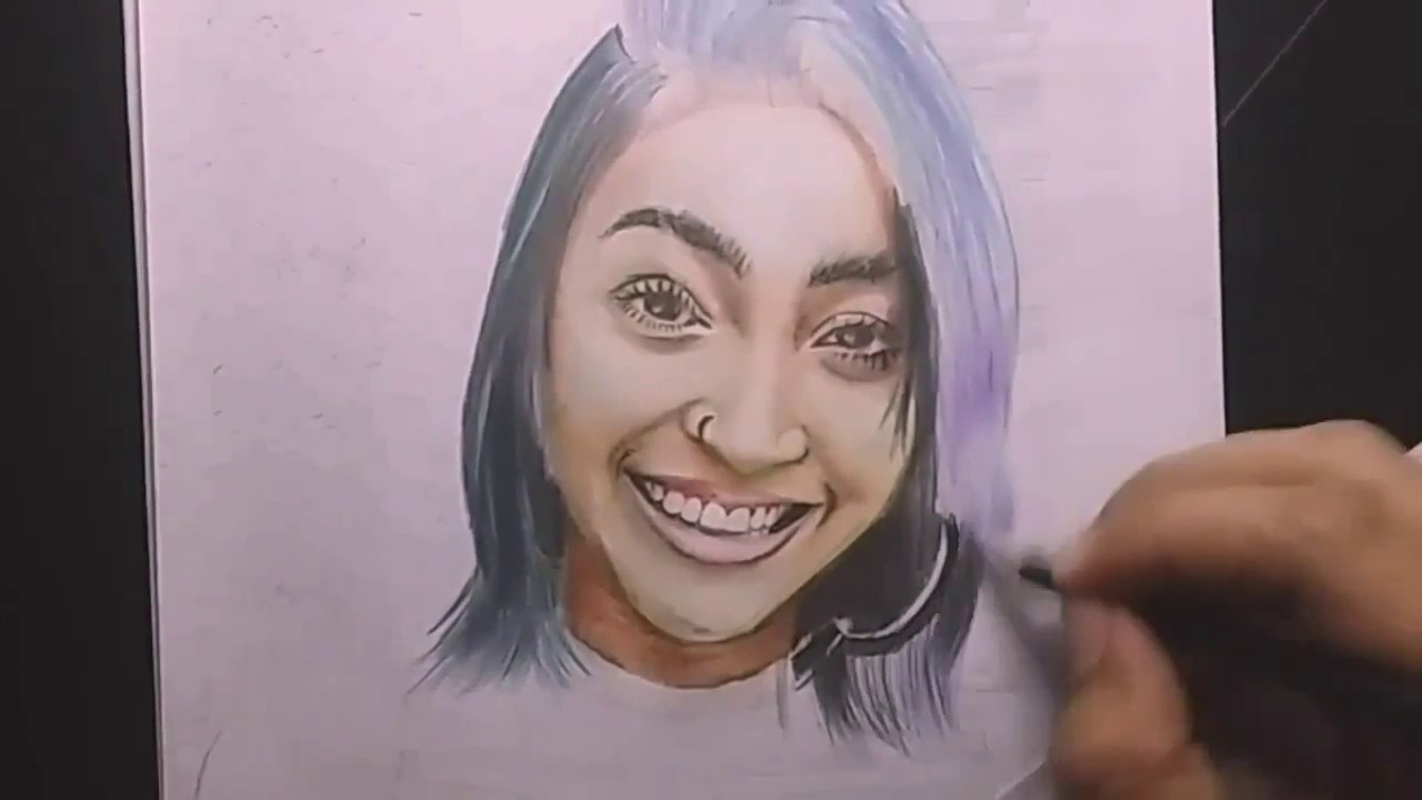 Desenho feito a mão. #Giulia Almeida - YouTube