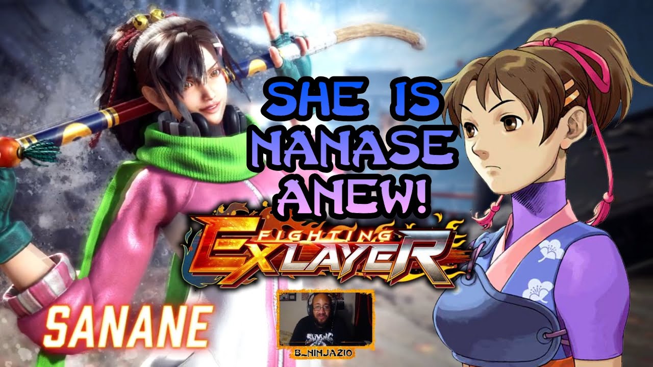 She is Nanase Anew! | Sanane - Fighting EX Layer Arcade Mode ...