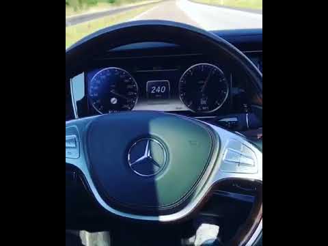 mercedes s serisi hız denemesi