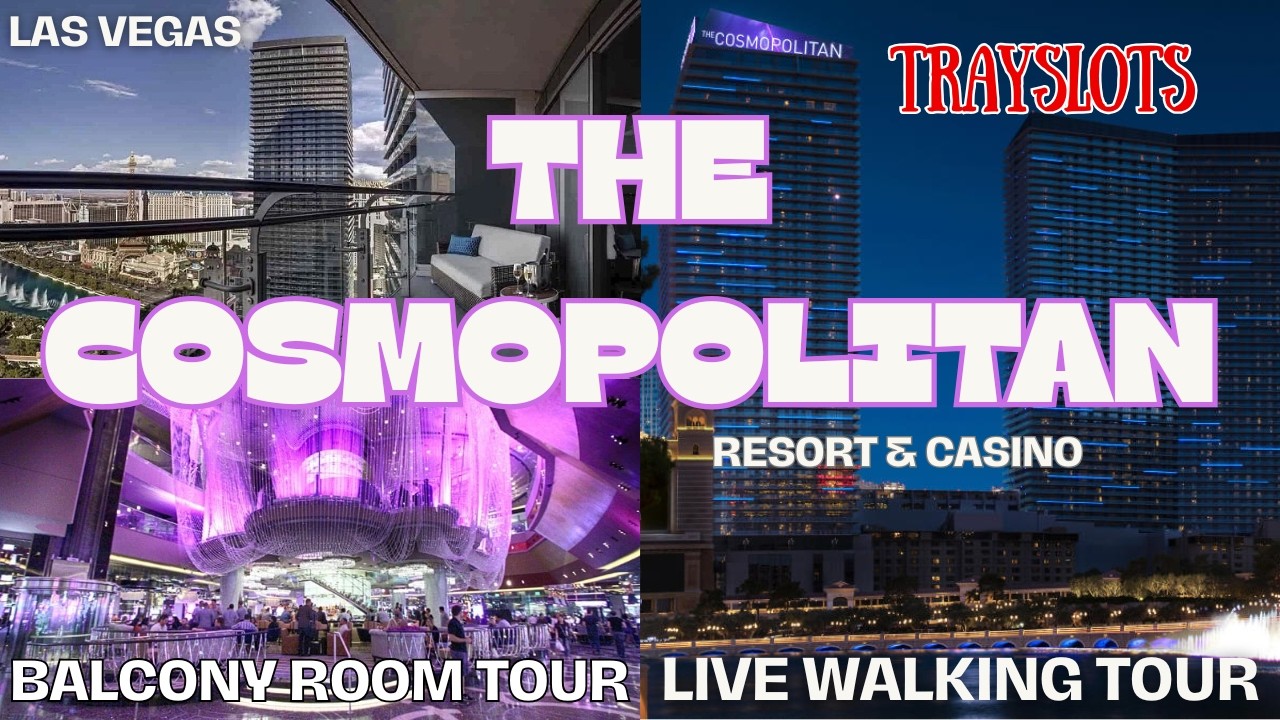 [4K] Inside The Cosmopolitan Las Vegas! 🌆 Balcony Room Tour, Casino ...