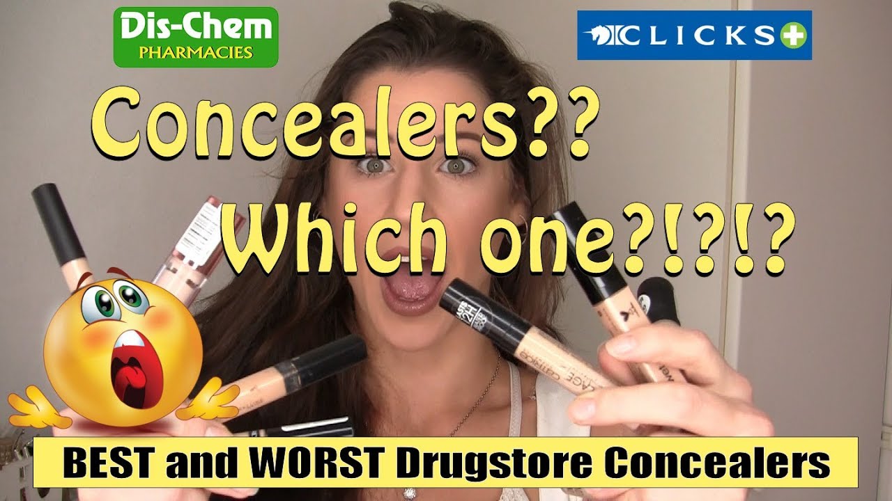 The Hunt for THE BEST DRUGSTORE CONCEALER - DISCHEM | CLICKS Edition ...