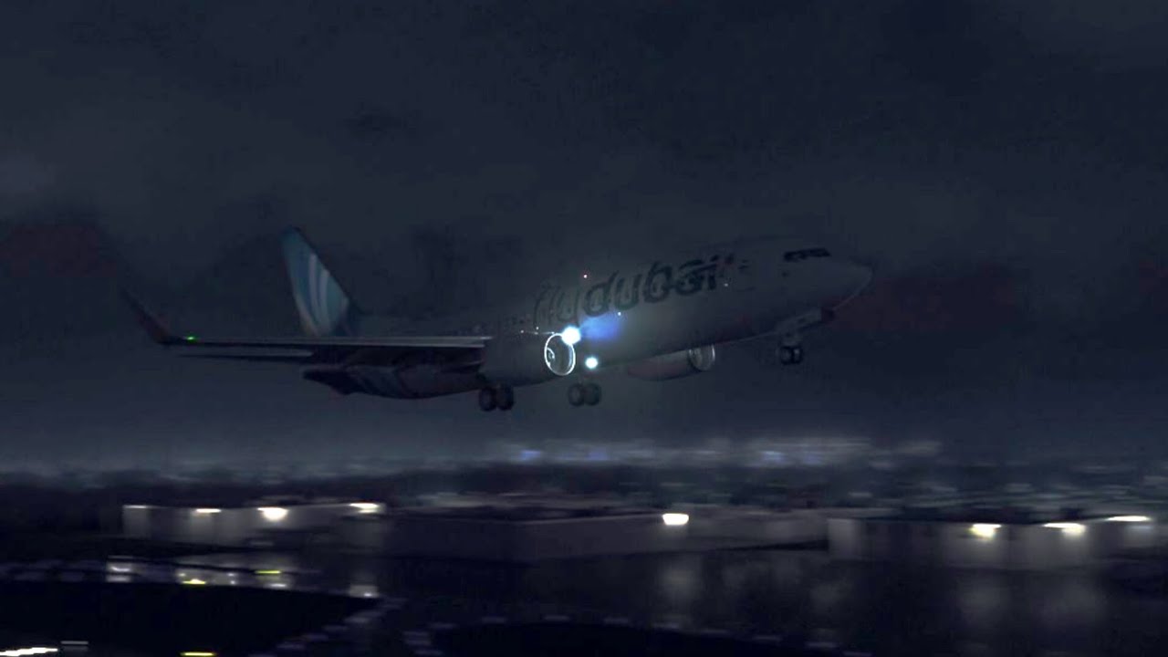 FlyDubai Flight 981 - Crash Animation - YouTube