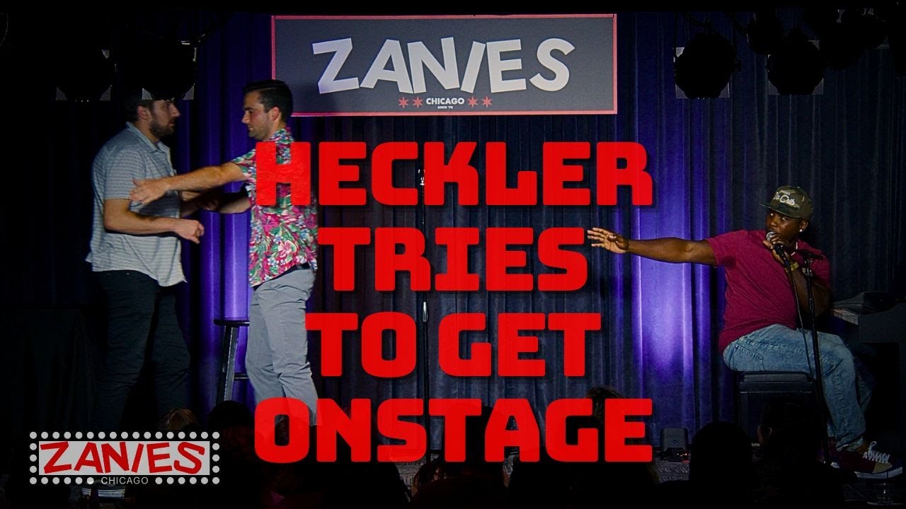 Heckler Tries To Get Onstage | Stand-up Comedy - YouTube