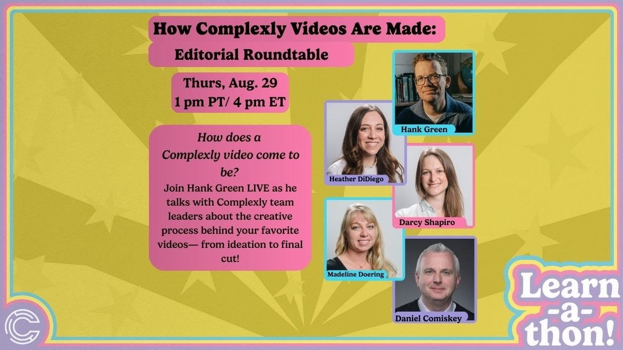 How Complexly Videos Get Made: Editorial Roundtable! #Learnathon2024 - YouTube