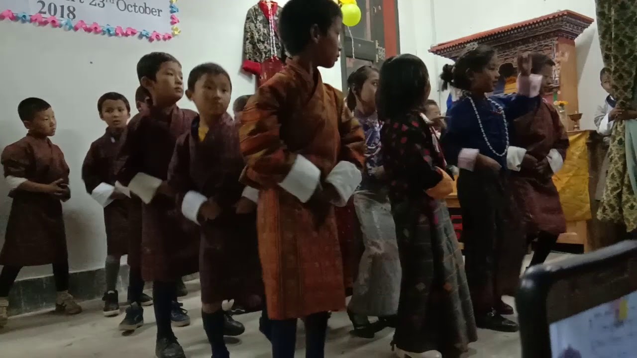 ugyen Norbu Rigsel school concert 2018 - YouTube