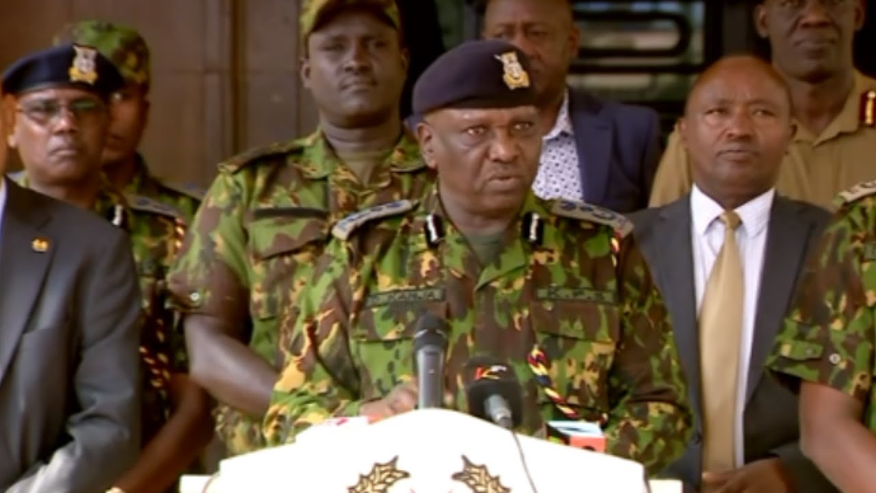 LIVE: ACTING IG OF POLICE DOUGLAS KANJA ADDRESSING THE NATION ON GEN Z ...