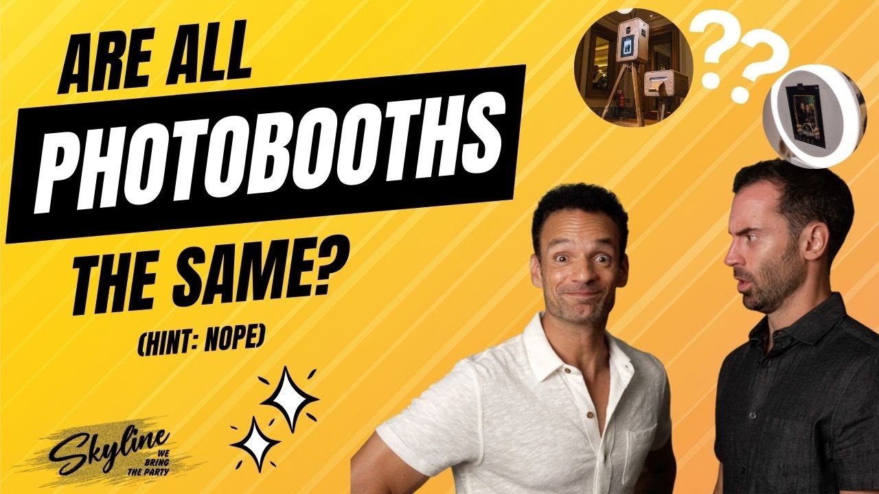 Are All Photo Booths The Same? - Skyline Entertainment - YouTube