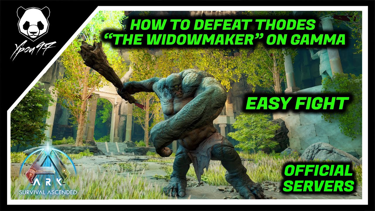 How To Defeat Thodes the Widowmaker on GAMMA In Astraeos | ARK ...
