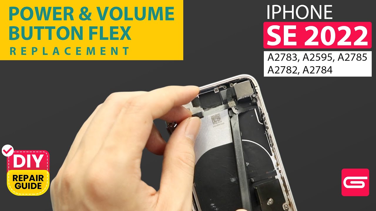 iPhone SE 3 2022 Power Volume Button flex Replacement - YouTube