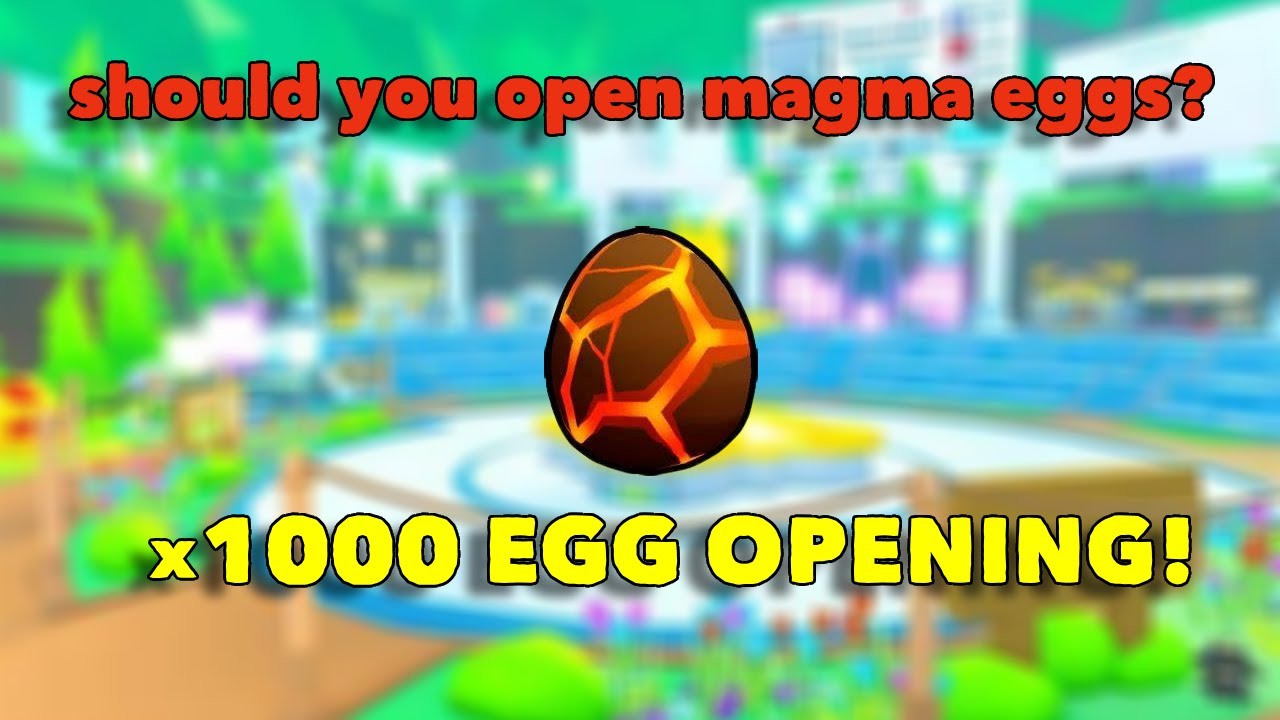 Is It Worth Opening Magma Eggs 1000x Opening. | Pets Go - YouTube