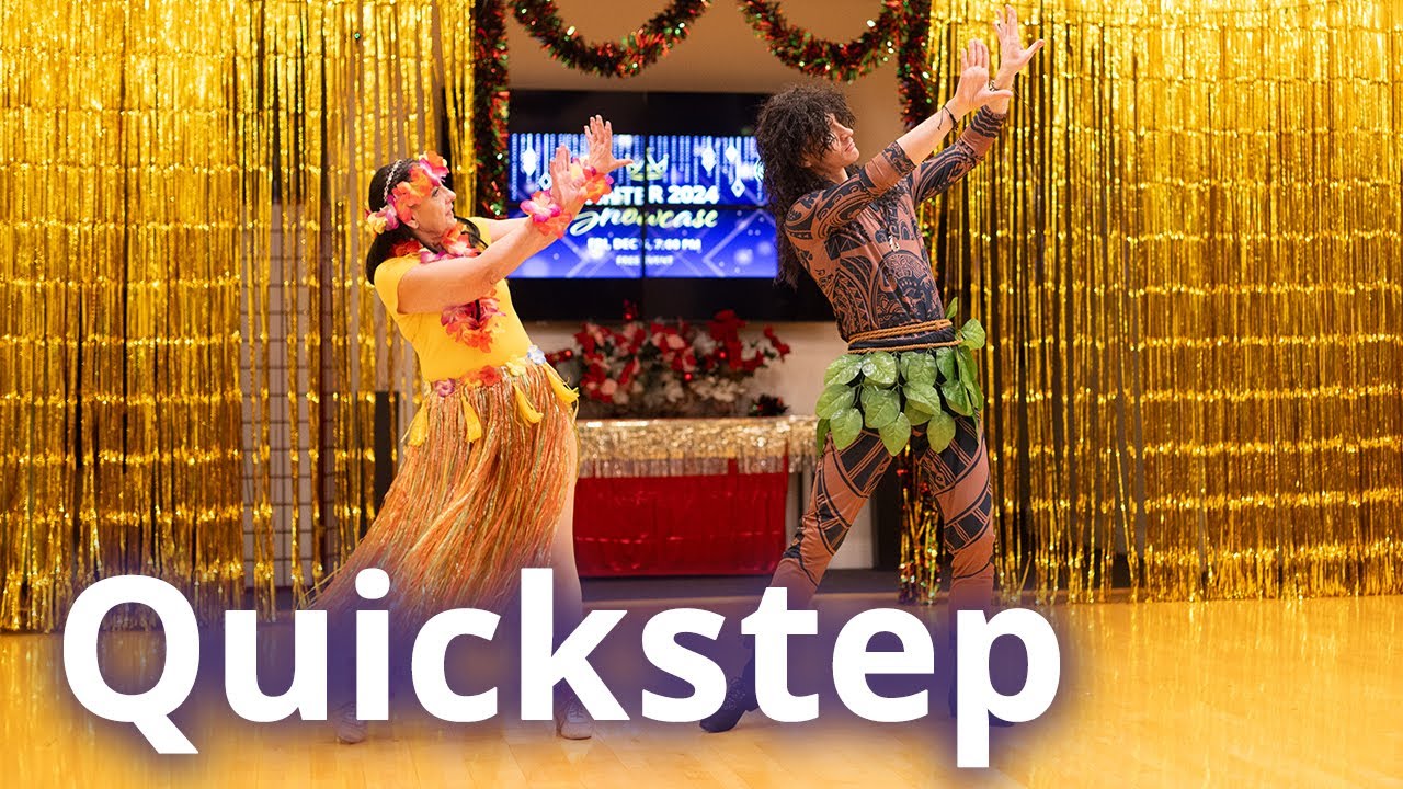 Quickstep Show Dance at Ultimate Ballroom Dance Studio - YouTube