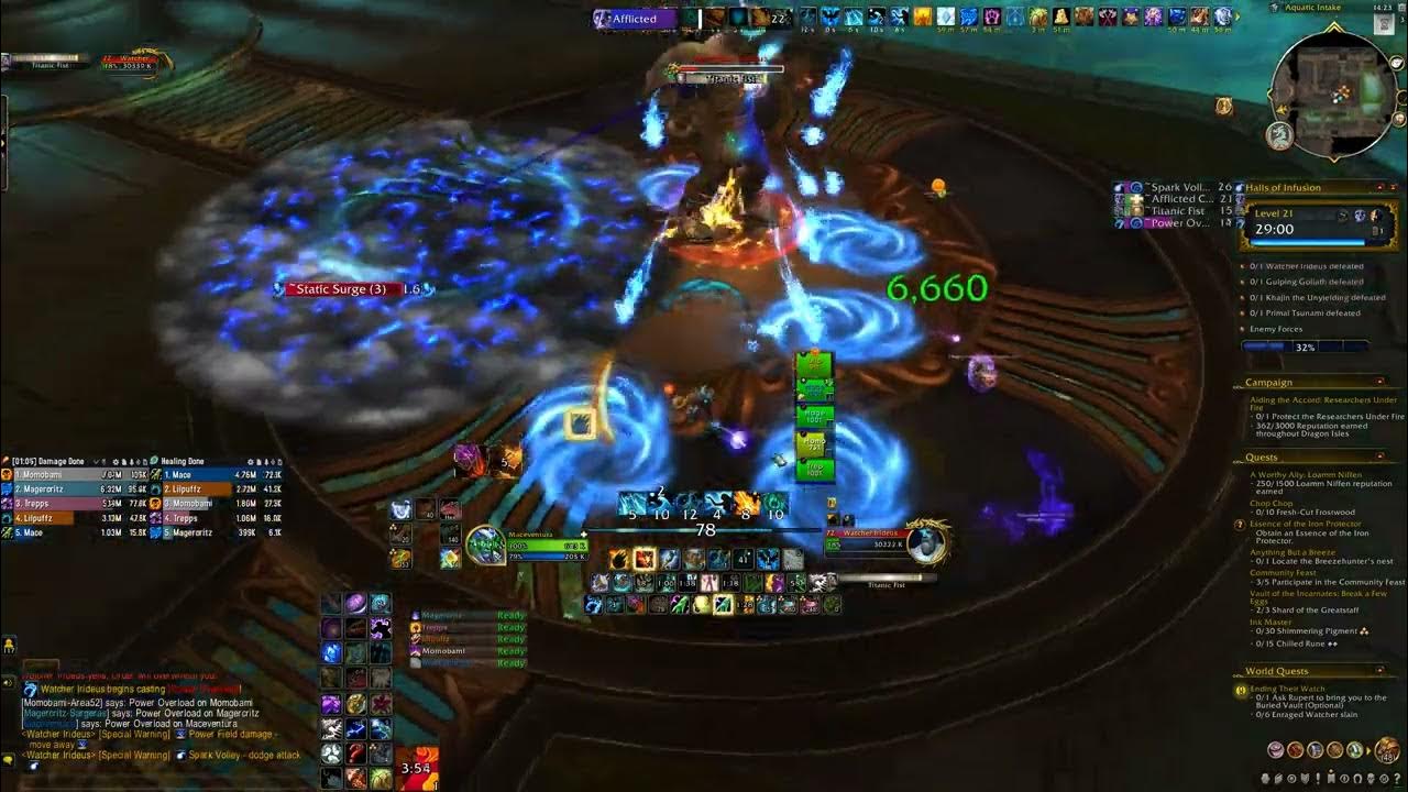 Smooth Halls of Infusion +21 Resto Shaman - YouTube