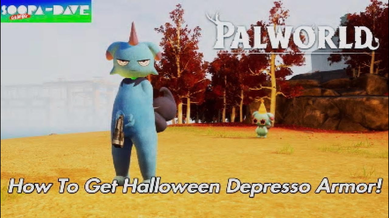 How To Get Halloween Depresso Armor Palworld - YouTube