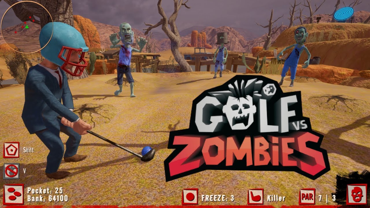 GOLF meets ZOMBIES in this hilarious golf game | Golf VS Zombies - YouTube