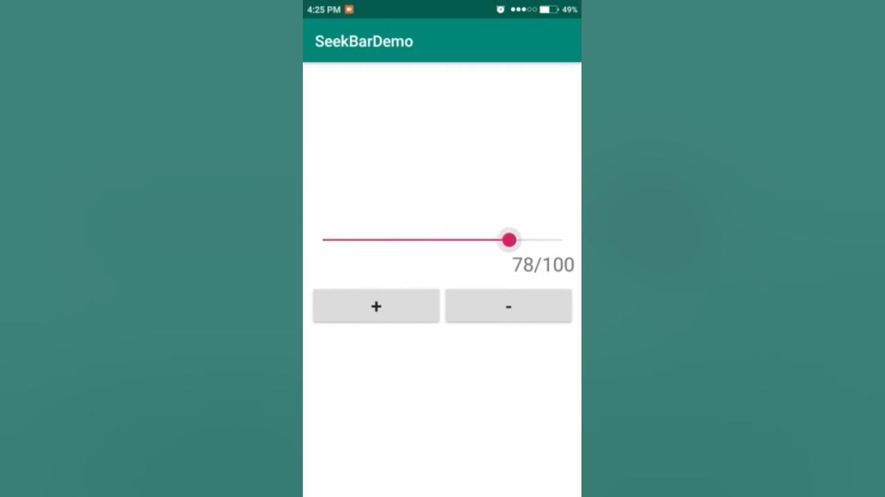 How to Create SeekBar in Android Studio | SeekBarAndroid | Android Coding - YouTube