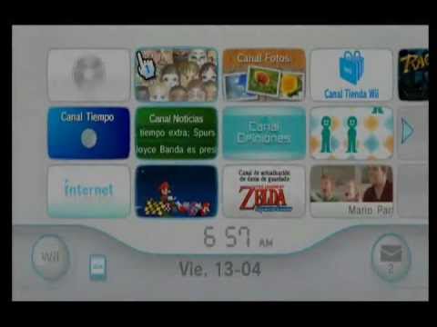 wii menu y canales conoce mas de la consola! - YouTube