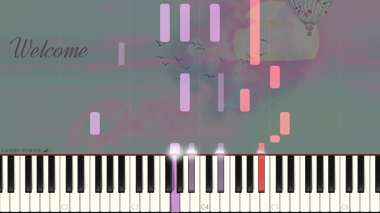 IZ*ONE 아이즈원 - 'Welcome' Piano Cover & Tutorial 피아노 커버 & 튜토리얼 by Lunar ...