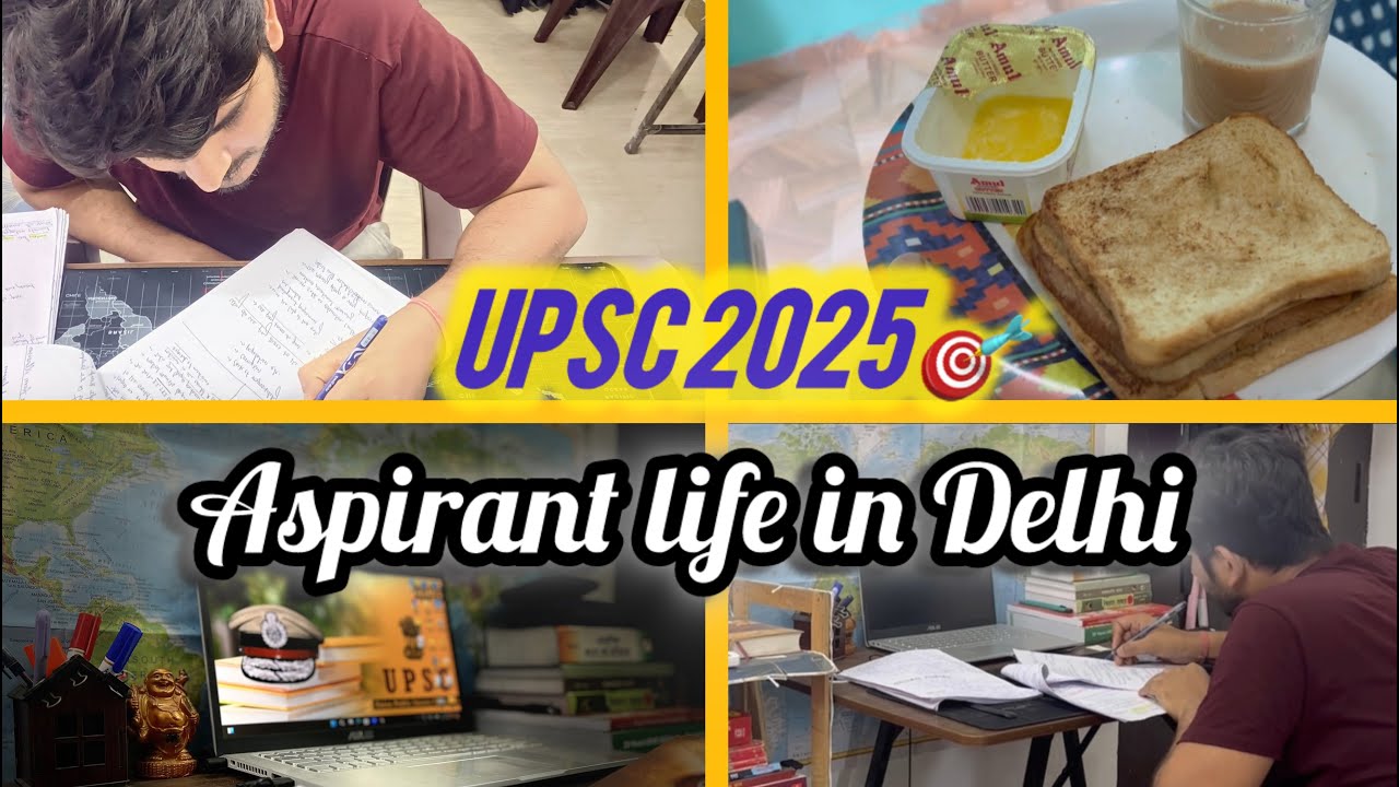 A Day In The Life of a Upsc Aspirant📚 || Daily Routine And Tips #upsc # ...